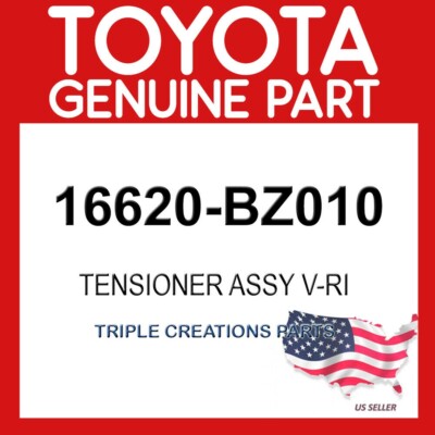 Toyota Genuine 16620Bz010 Tensioner Assy V-Ri 16620-Bz010 OEM | eBay
