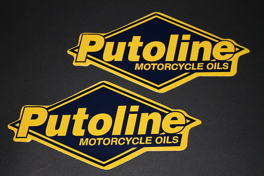 #141 Putoline Öl Oil Lubricant Motorrad Aufkleber Sticker Decal Bapperl ...