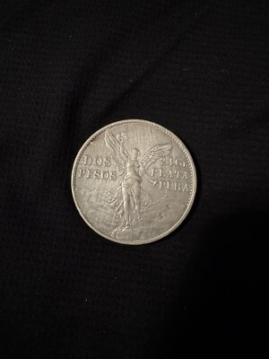 1921 Mexico Silver Coin Dos Pesos Winged victory | eBay