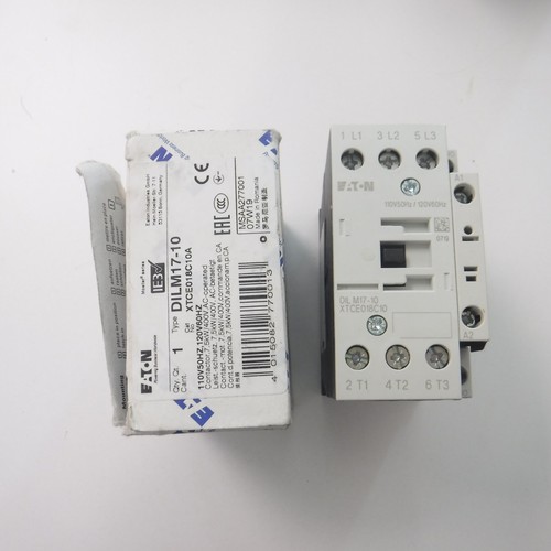 Eaton 3-Phase IEC Contactor DILM17-10 110V 50Hz 17A 4015082770013| eBay