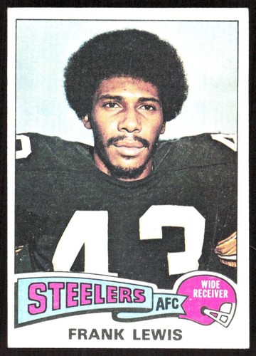 1975 7930A Topps Frank Lewis Pittsburgh Steelers #71 | eBay