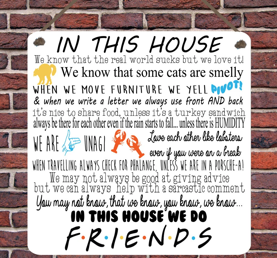 Friends Show Quotes And Sayings