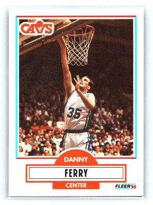 1990 Fleer Basketball #33 Danny Ferry Rookie Cleveland Cavaliers | eBay
