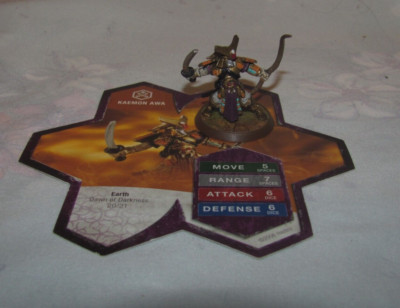 Heroscape Dawn of Darkness Kaemon Awa Figure with Card | eBay