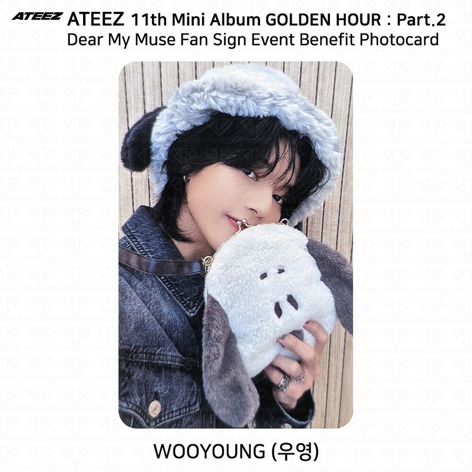 ATEEZ Golden Hour Part.2 DearMyMuse Fan Sign Event Benefit Photocard ...