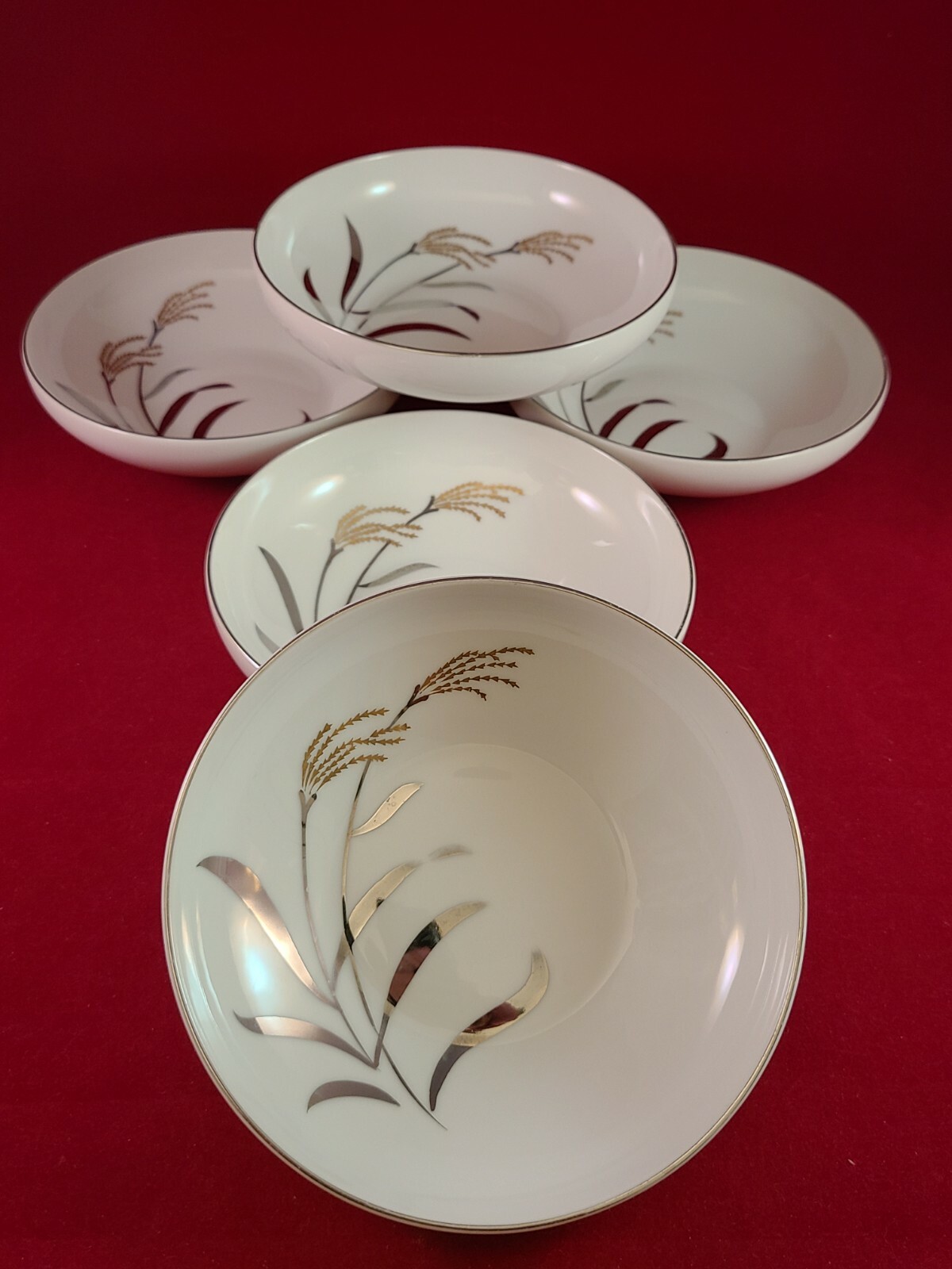ACI FINE CHINA OF JAPAN BALLET 9068 5 FRUIT /DESSERT BOWL 5 5/8 ...