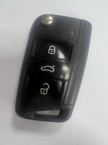 Genuine SEAT 3 Button Remote Flip Key Fob IBIZA Leon Etc Tested 575 959 ...