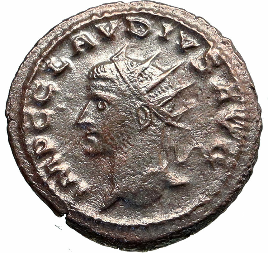 CLAUDIUS II Gothicus Authentic Ancient Roman Coin HERCULES 11th LABOR ...