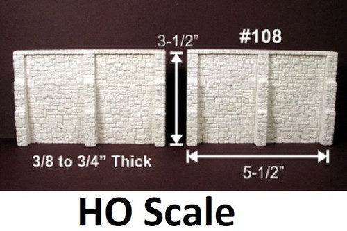 HO Scale - Retaining Walls, Random Stone - MON-108 | eBay
