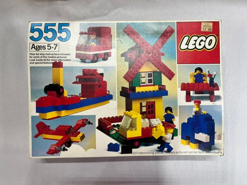 Vintage Lego Set #555 1982 197 Pieces Basic Set (Attic Find!) | eBay
