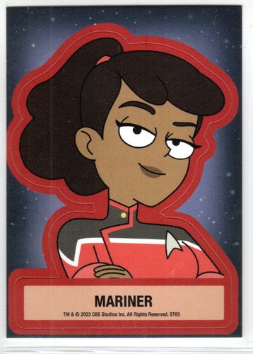 STAR TREK LOWER DECKS ST65 CHARACTER STICKER TAWNY NEWSOME AS BECKETT ...