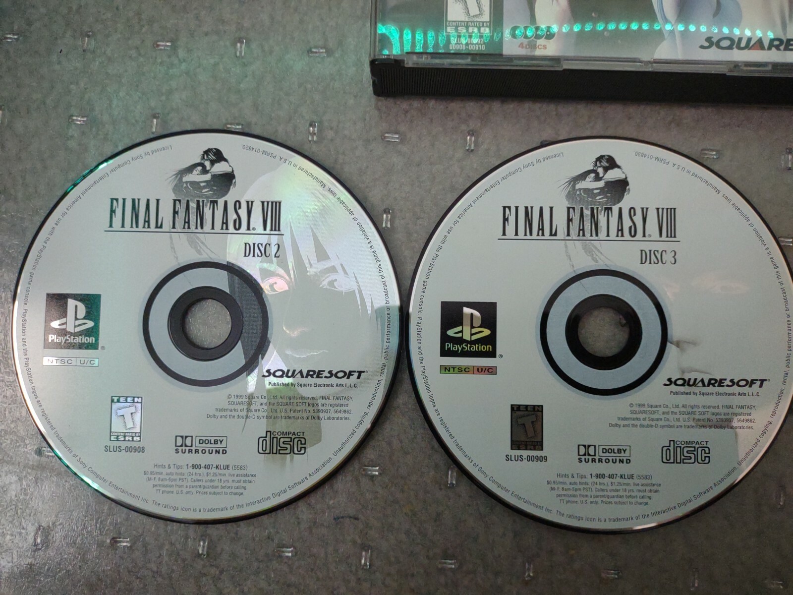 Final Fantasy VIII (PlayStation 1, 1999) PS1 FFVII Missing Disc 1 READ ...