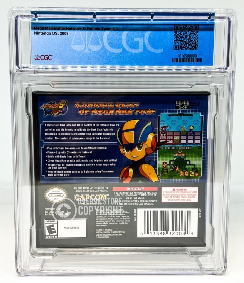 Mega Man Battle Network 5: Double Team DS - Nintendo DS - CGC 9.6 A+ ...