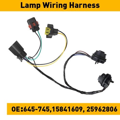 Headlight Wiring Harness For 07-14 Chevy Silverado 1500 2500HD 3500HD ...
