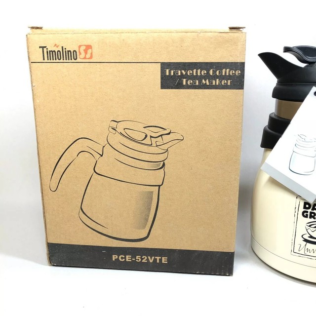 Timolino PCE 52 VTEGPW 17 Ounce Travette Coffee and Tea Maker Pearl ...