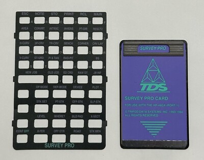 TDS Survey Pro Card for HP 48GX Calculator | eBay