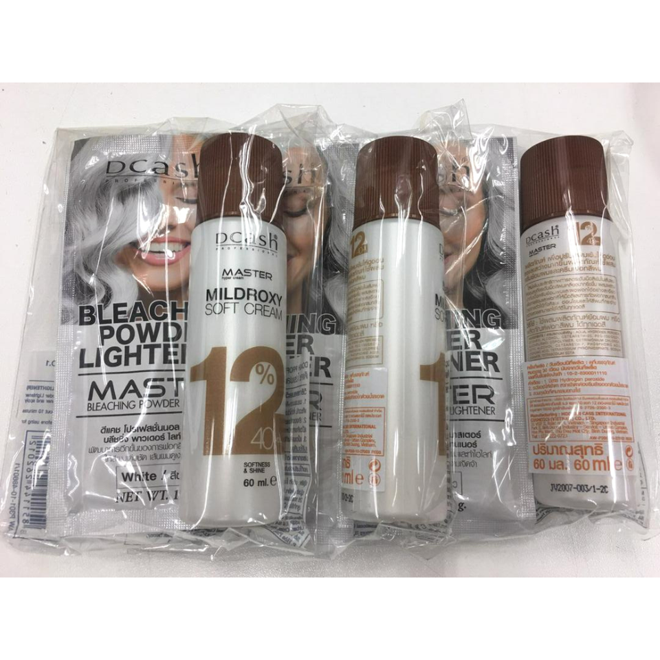DCASH Master Hair Bleaching Powder Lightener Dye Color Bleach White New ...