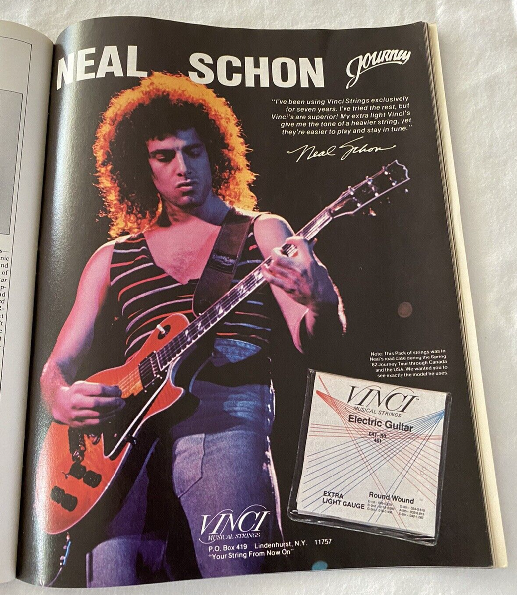 Neal Schon Afro New! YOUNG GUITAR Magazine 2017 Feb Japan Neal Schon