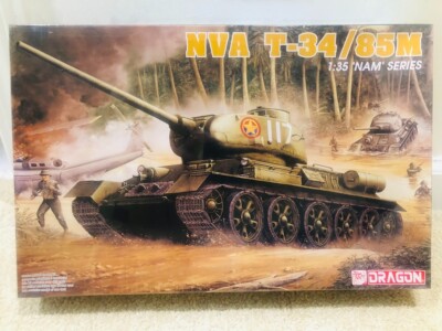 1/35 NVA North Vietnamese (Soviet) T-34/85M 'Nam Series * Dragon 3318 ...