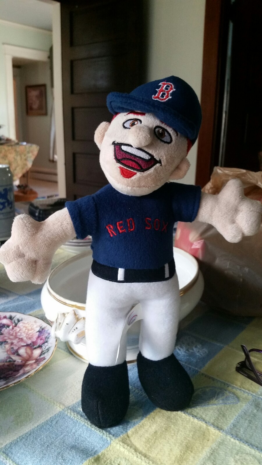 Rallymen 2013 Boston Red Sox plush, blue top, white pant, black belt ...