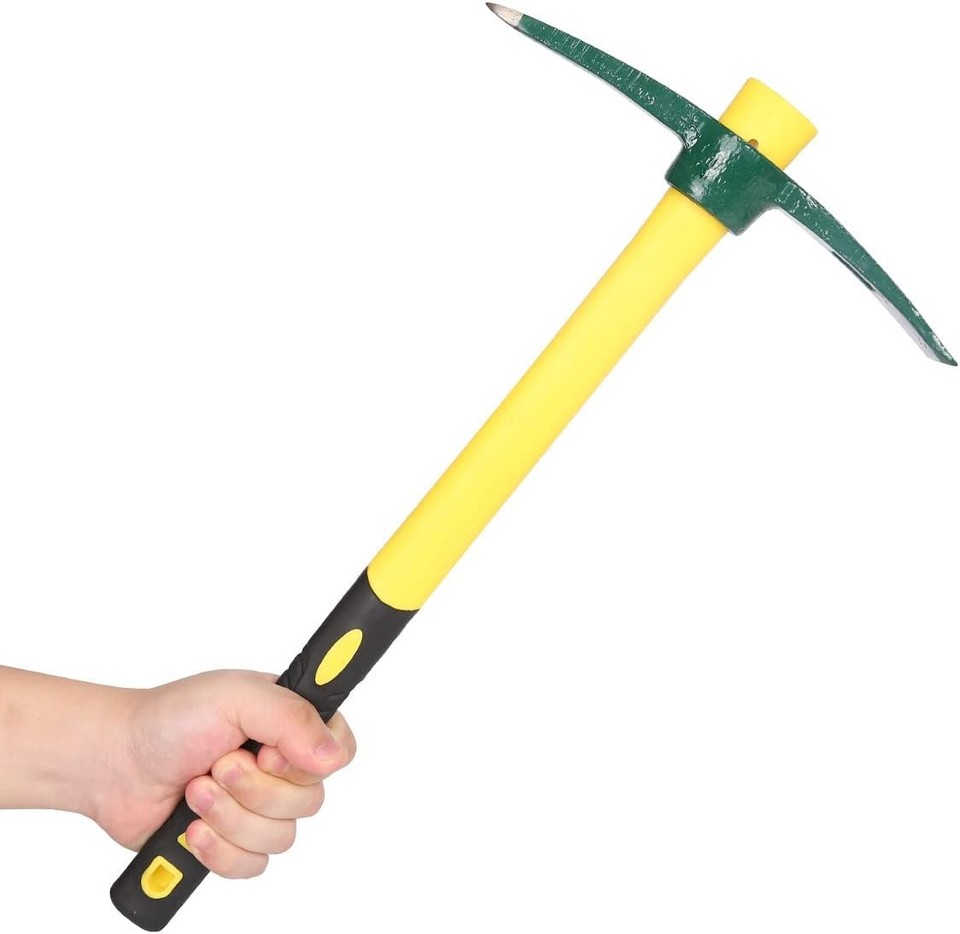 18 Inches Steel Forged Pickaxe, Sturdy Durable Mattock Hoe, Weeding ...