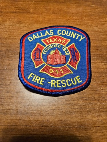 Dallas County TEXAS -Fire & Rescue Department (Founded 1846) patch | eBay