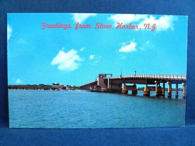 Postcard NJ Stone Harbor Greetings from Stone Harbor Ocean Drive ...