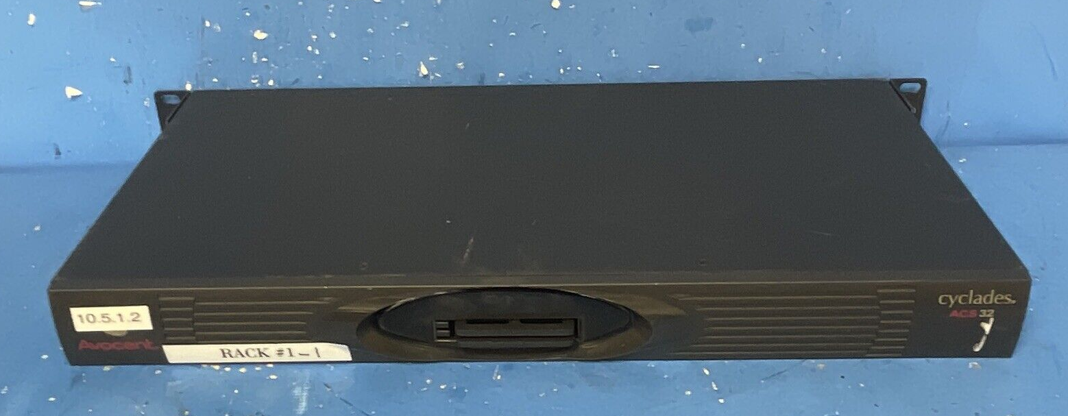 AVOCENT CYCLADES ACS32 ALTERPATH ACS32 Advanced 32 Port Console Server ...