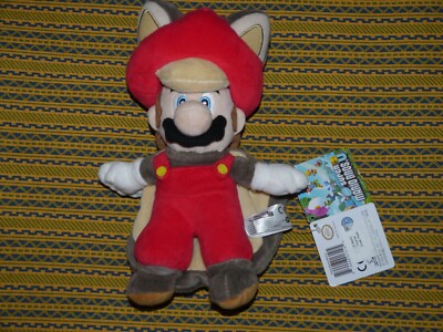 Nintendo Super Mario Bros Flying Squirrel Stuffed animal 9" Little ...