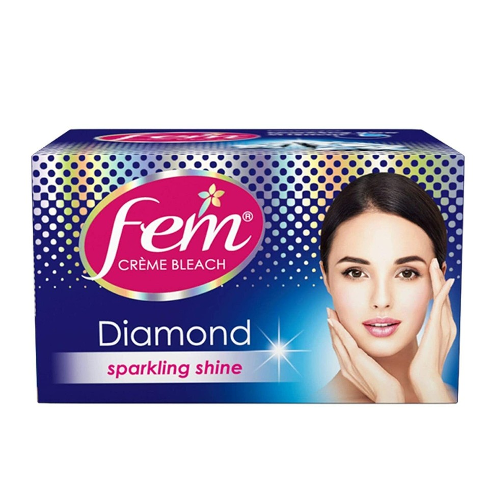 Dabur Fem Creme Bleach Diamond Fairness Cream -10Gm /30Gm for Female ...