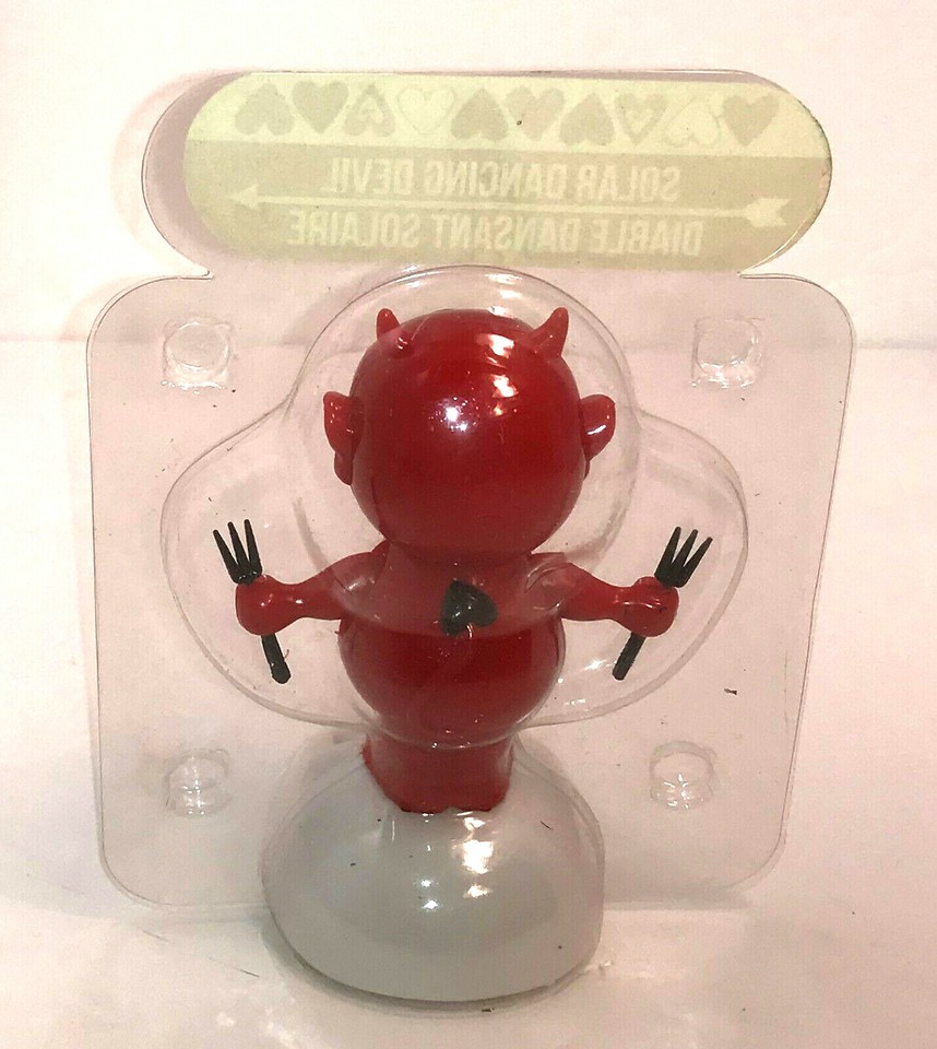 SOLAR POWERED DANCING VALENTIN'S DEVIL BOBBLE HEAD TOY SUN CATCHER ...