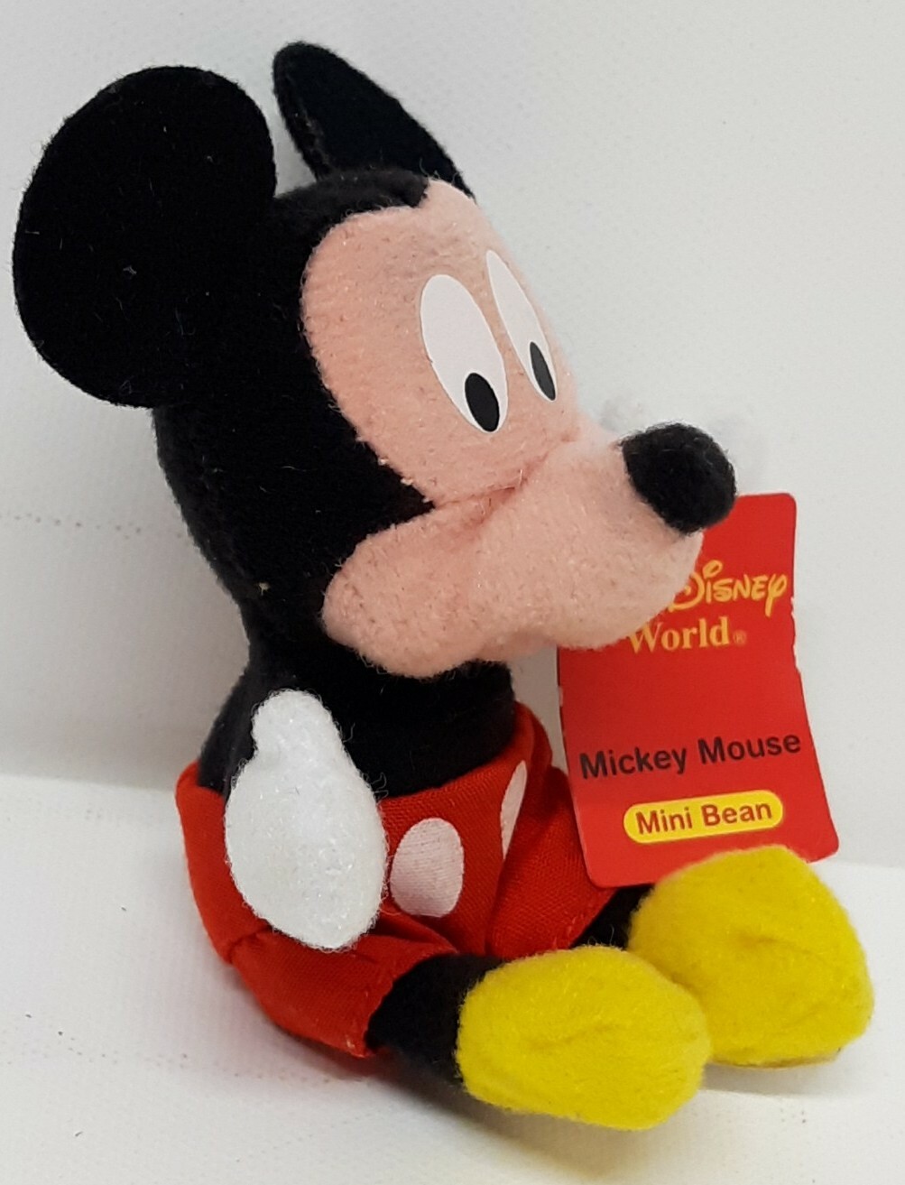 Mickey Mouse Mini Bean COLLECTIBLE WALT DISNEY PLUSH TOY World Land ...
