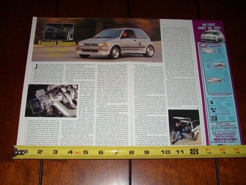JAY LENO SHOGUN FIESTA FORD SHO ENGINE- ORIGINAL 1994 ARTICLE | eBay
