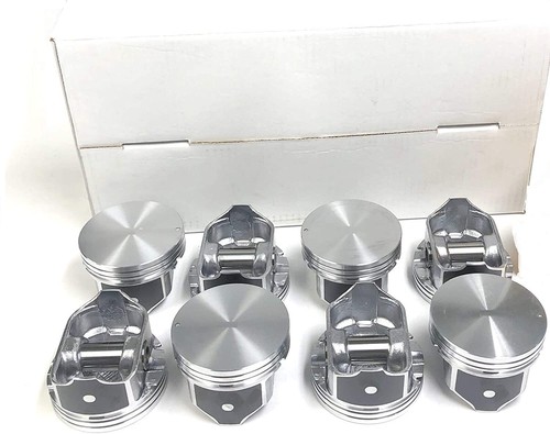 Moresa FLAT TOP Pistons Set/8 for Chevy LS 4.8L 5.3L w/PRESS-fit Pin ...