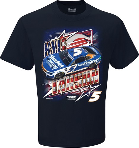Kyle Larson Patriotic T-shirt - SIZE: XL - #5 Hendrick Cars - NEW W ...