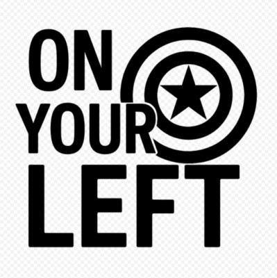 "On Your Left" Captain America Decal | eBay