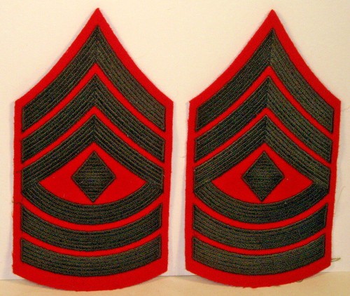 USMC US Marine Corps Male First Sergeant Alpha Service Dress Stripes ...