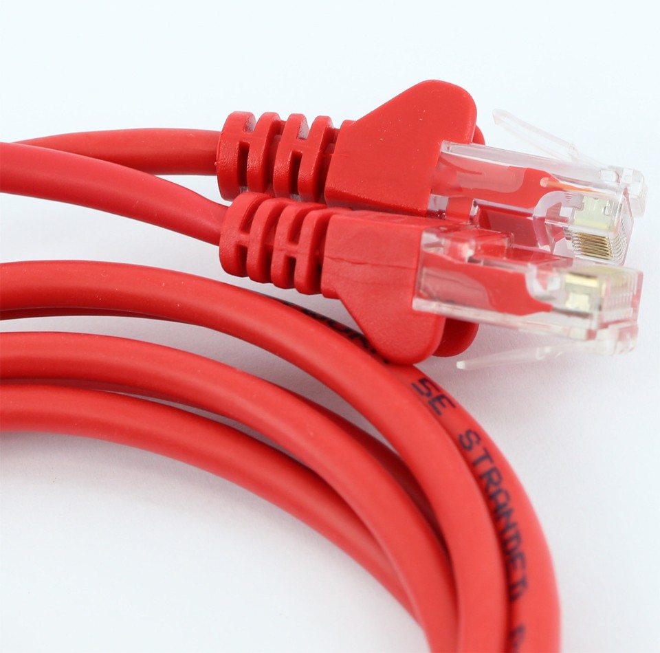 Ethernet Network Cable RJ45 Internet LAN Patch LEAD Cat5e Snagless ...