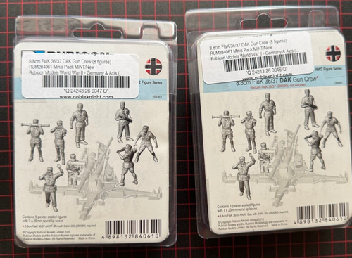 Rubicon Models German Lot Bolt Action 1/56 8.8 cm 88 Flak 36/37 DAK Gun ...