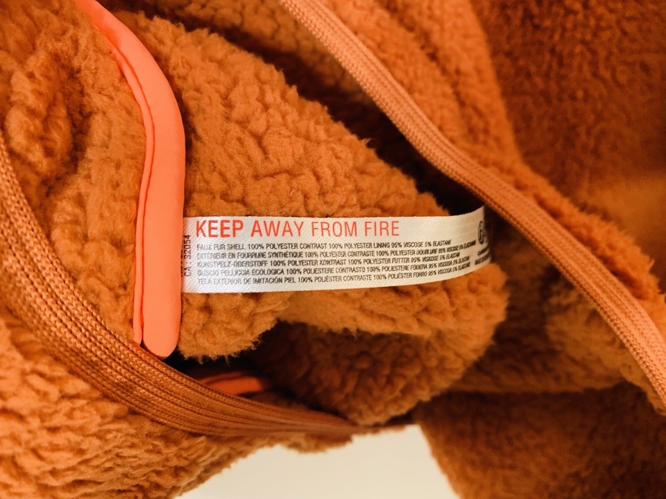 Free People Movement Lead The Pack half zip fleece jacket neon coral ...