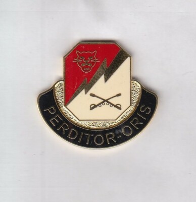 US Army 316th Cavalry Regiment crest DUI badge W-30 c/b clutchback | eBay