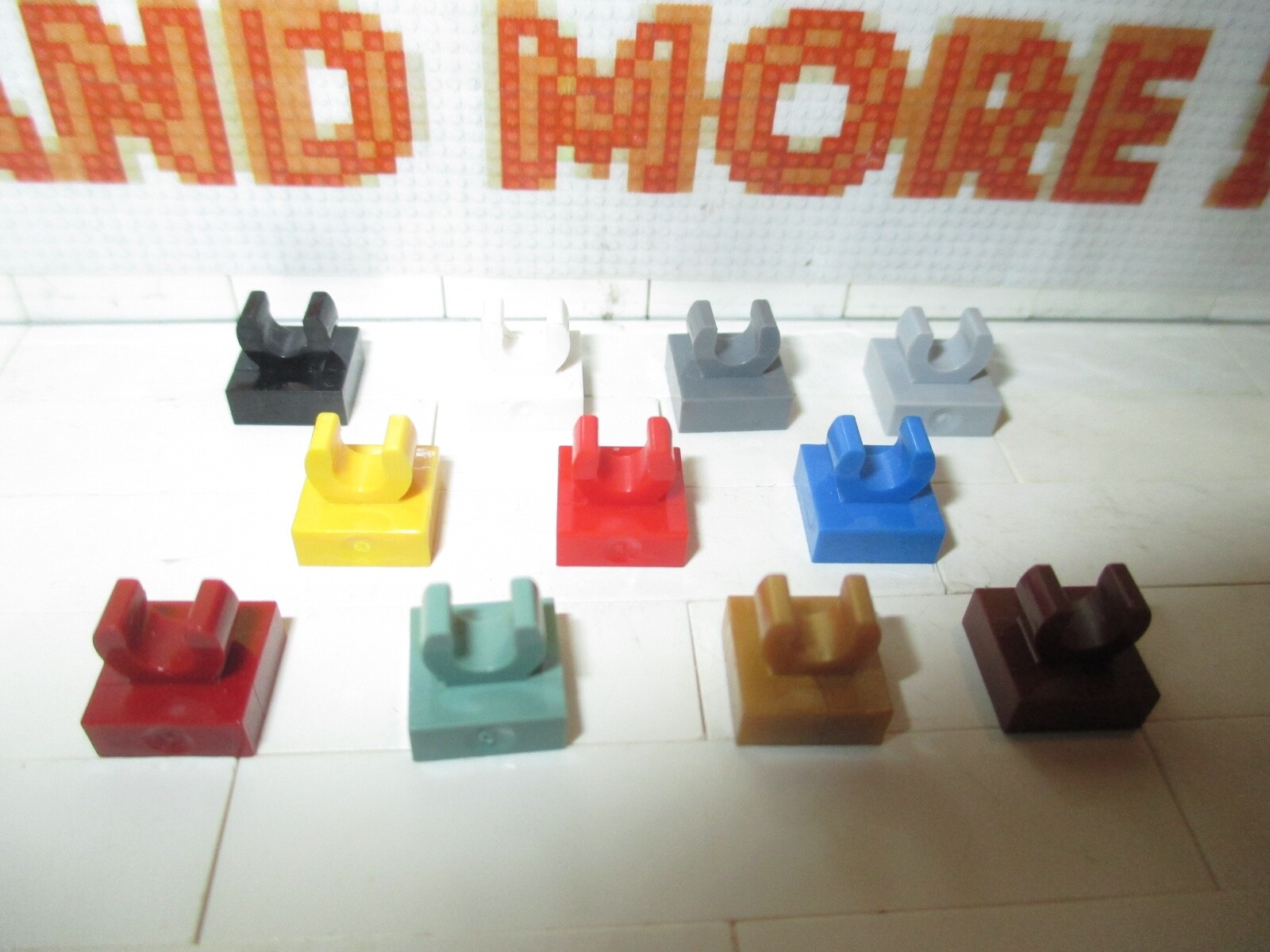 Lego - Tile, Modified 1x1 Clip Rounded Edge 15712 - Choose Color ...