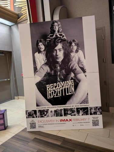 Becoming Led-Zeppelin Feb 7 2025 Movie Retro Poster | eBay