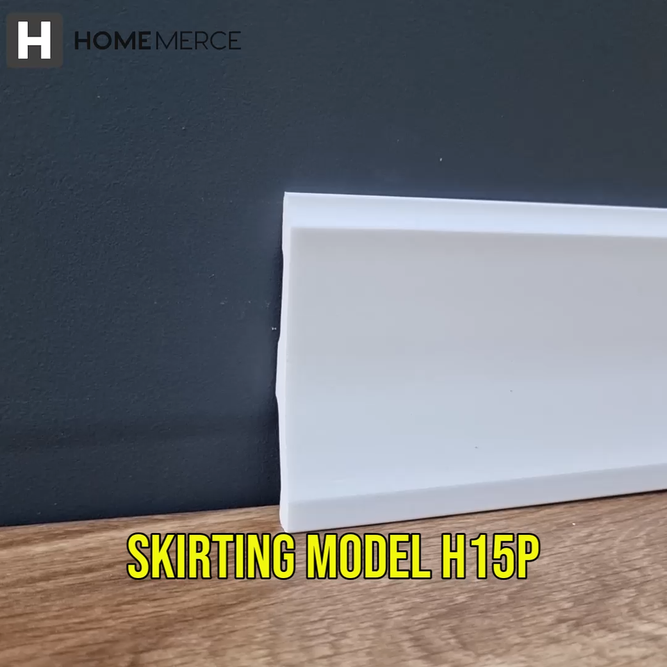 SKIRTING BOARDS DURABLE POLYMER WATERPROOF SUPER SMOOTH - TRIM ...