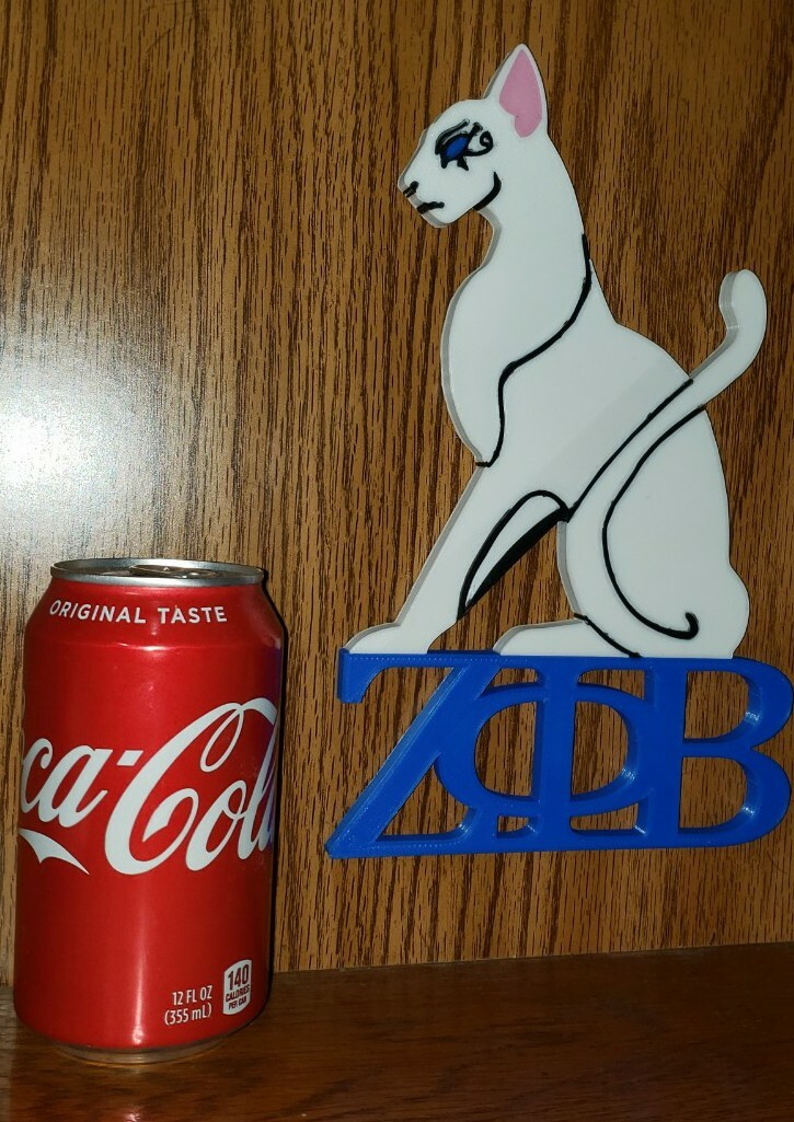 Zeta Phi Beta Kitty Zeta Phi Beta Dove, Cut File, Silhouette,cricut,