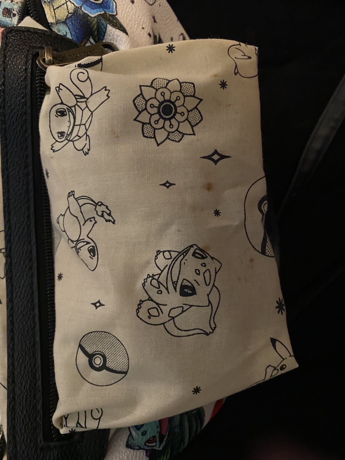 Loungefly Pokemon Tattoo OG HEART LOGO barrel purse A… - Gem
