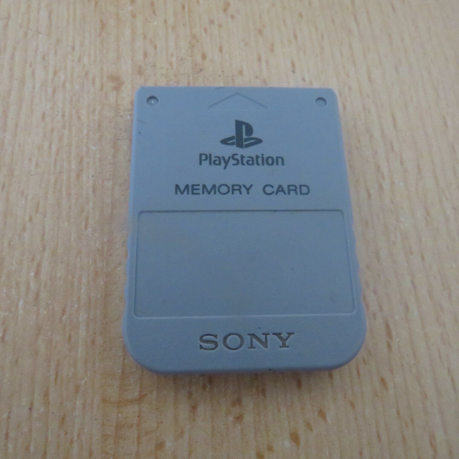 PS1 Official Memory Card playstation 1 original grey psone pal | eBay