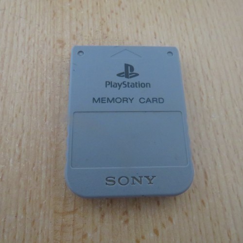 PS1 Official Memory Card playstation 1 original grey psone pal | eBay.de