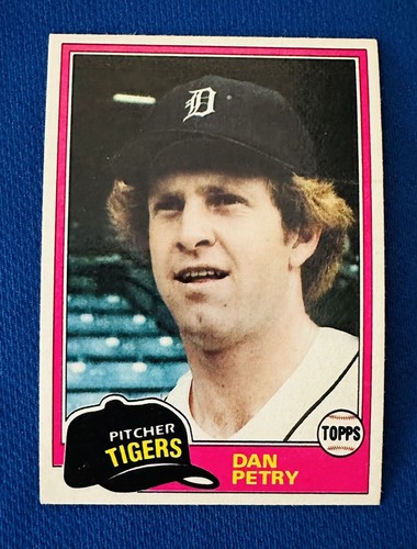 1981 TOPPS #59 DAN PETRY DETROIT TIGERS NM-MT or BETTER 125 WINS 1984 ...