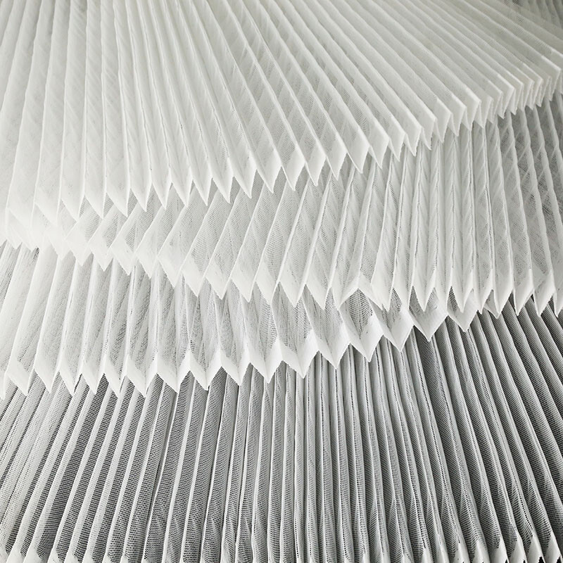 Pleated Hard Mesh Fabric Gauze Cloth DIY Sew Petticoat Skirt Dress ...